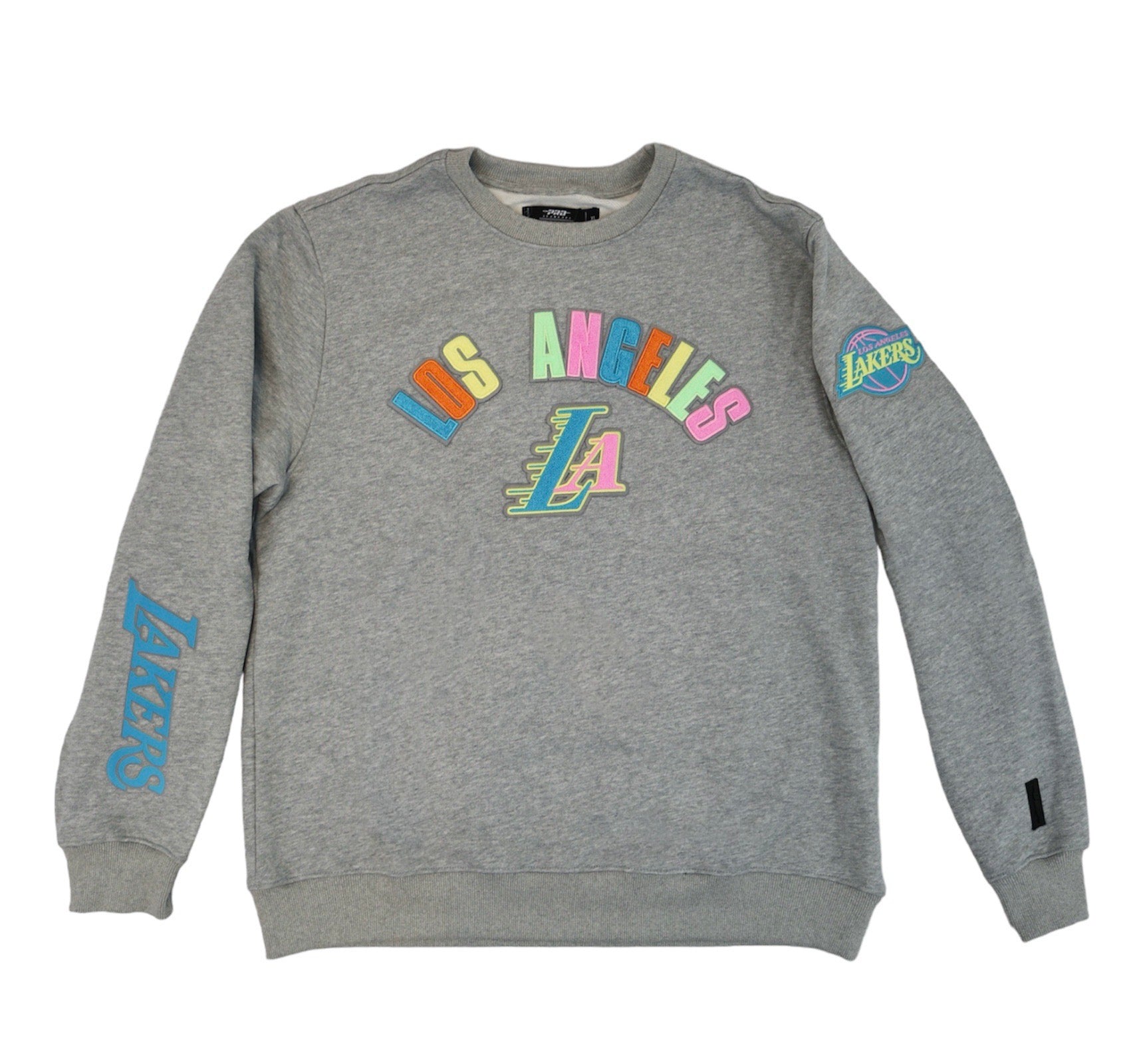 LAKERS WASHED NEON FLEECE CREWNECK – Lakers Store