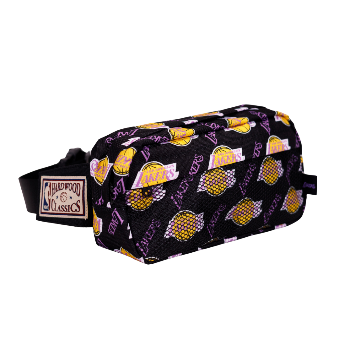 LAKERS FANNY PACK ALL OVER LOGOS – Lakers Store