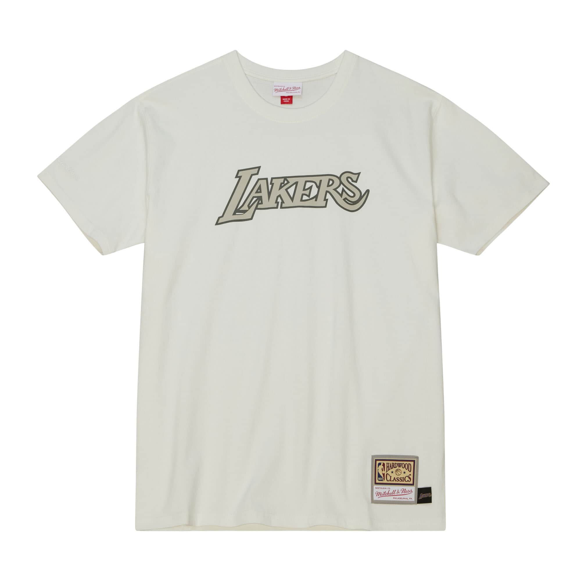 Lakers NBA Cream SS Tee – Lakers Store